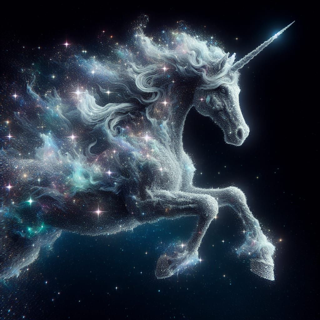 Celestial unicorn - AI Generated Artwork - NightCafe Creator
