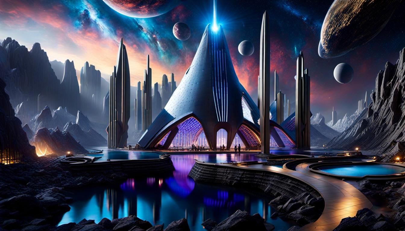 Alien Theatre - AI Generated Artwork - NightCafe Creator