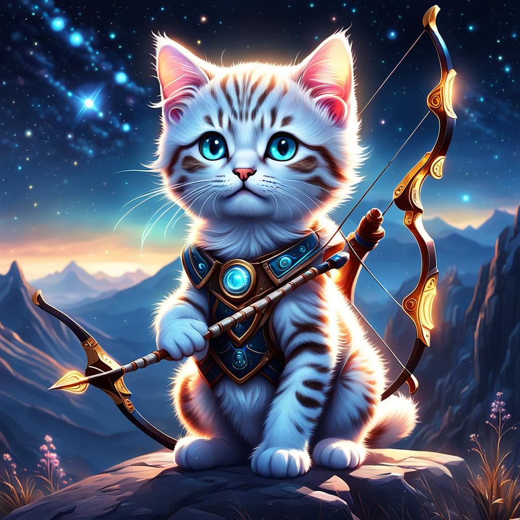 Cat Archer - AI Generated Artwork - NightCafe Creator
