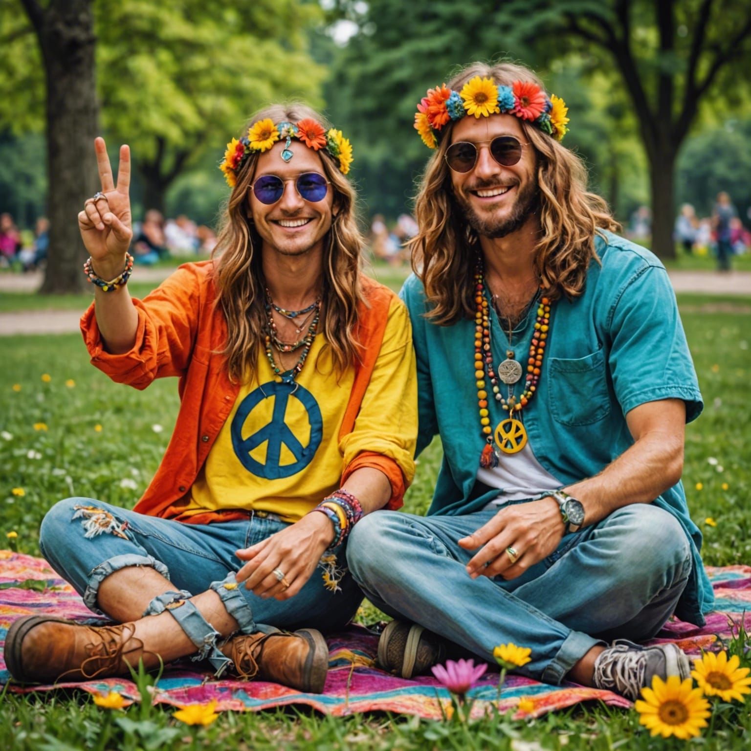 “Peace man” - AI Generated Artwork - NightCafe Creator