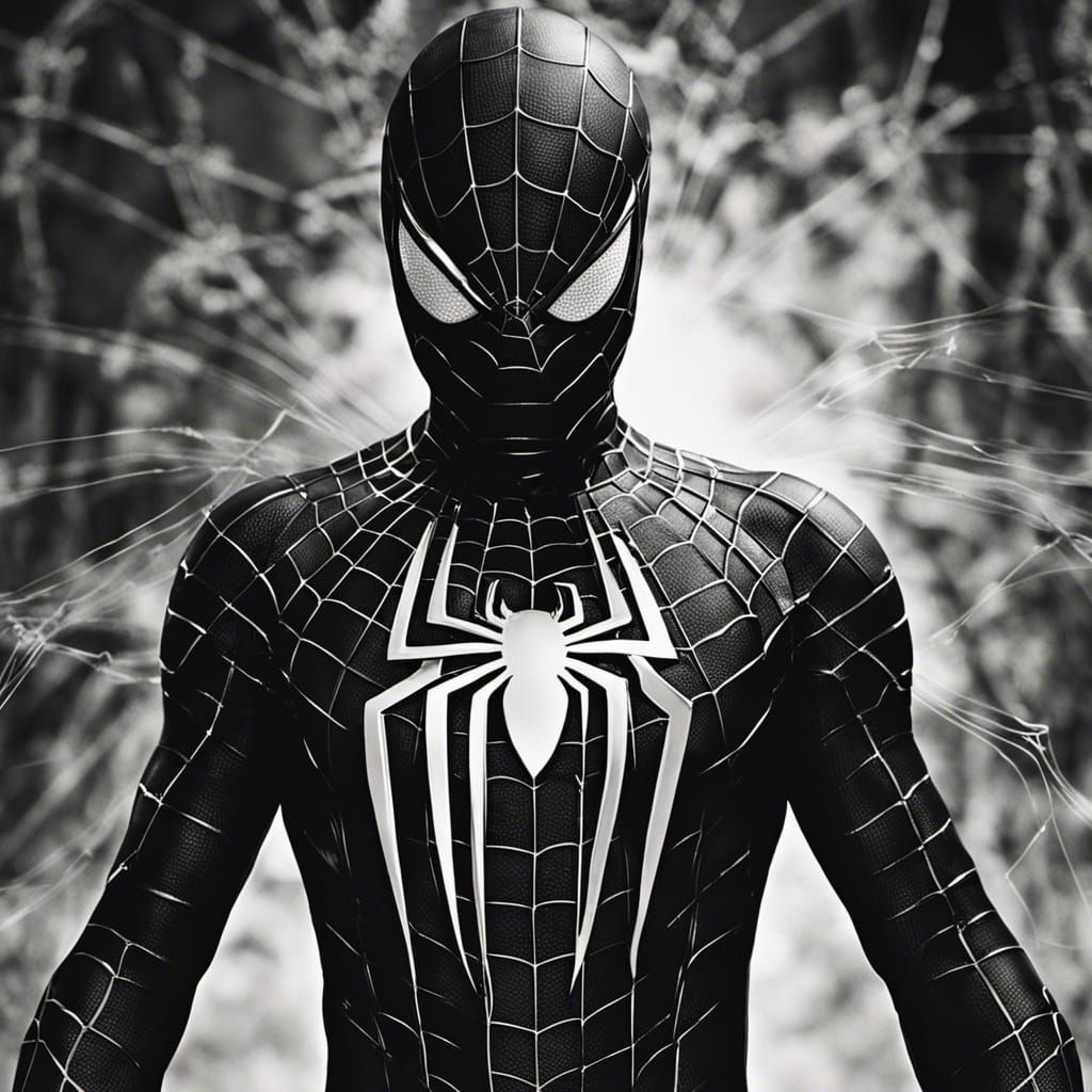 black suit spider-man - AI Generated Artwork - NightCafe Creator
