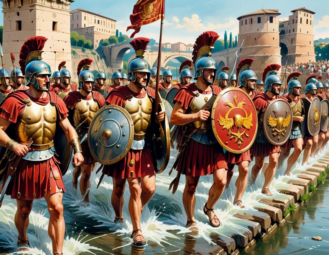 ancient roman army marches with its shields. SPQR Eagle Pedestal ...