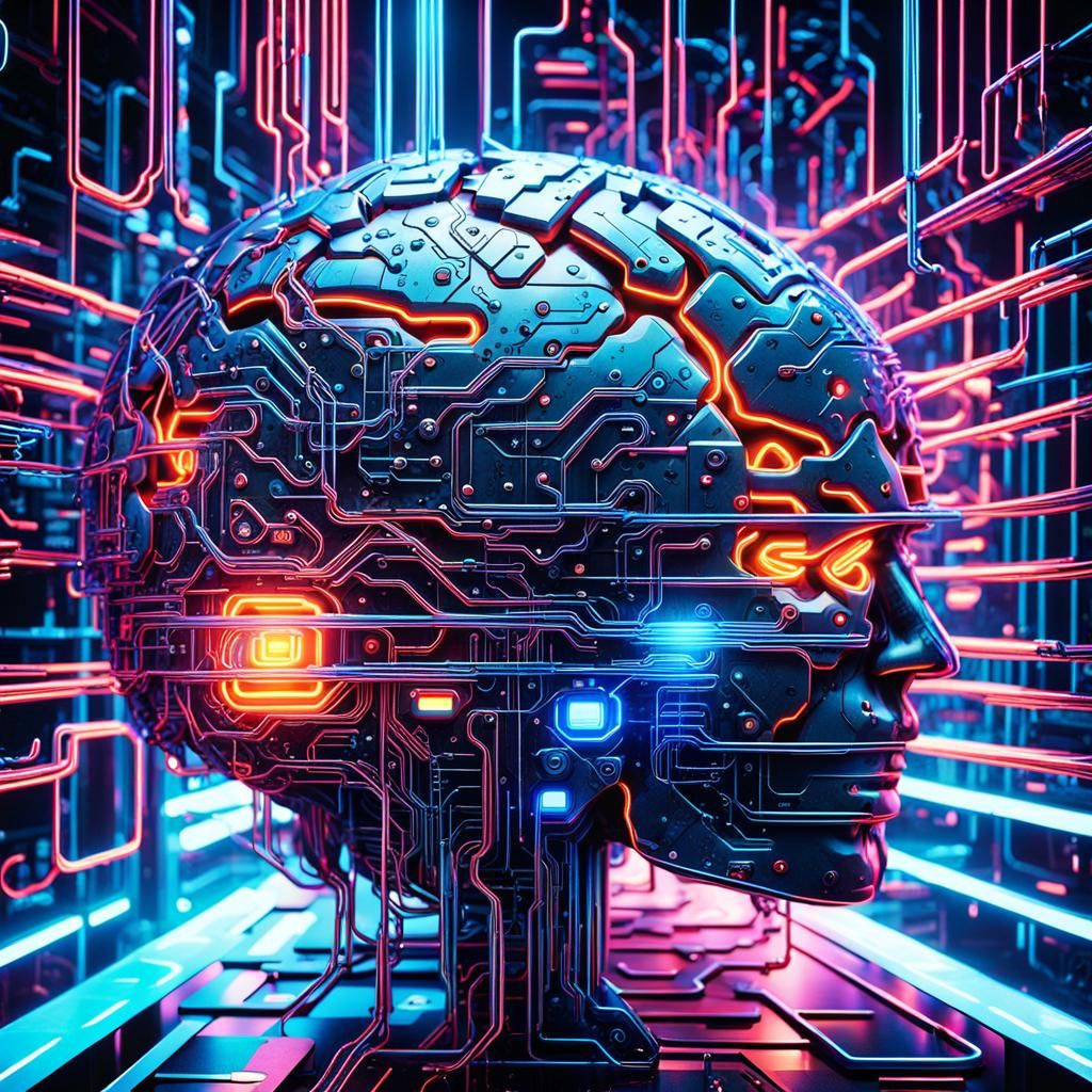 Cybernetic Mindscapes - AI Art