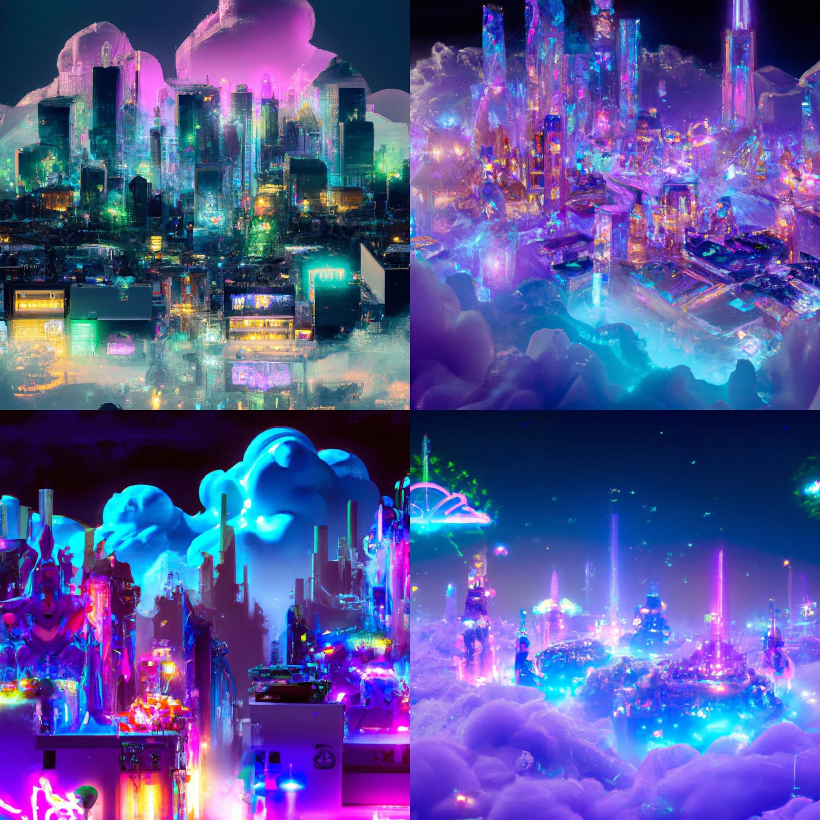 Neon City 7.0 - AI Generated Artwork - NightCafe Creator