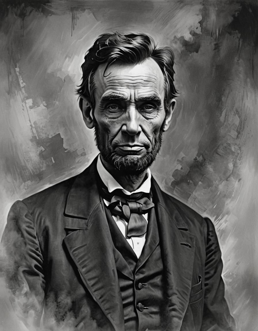 Abraham Lincoln - AI Generated Artwork - NightCafe Creator