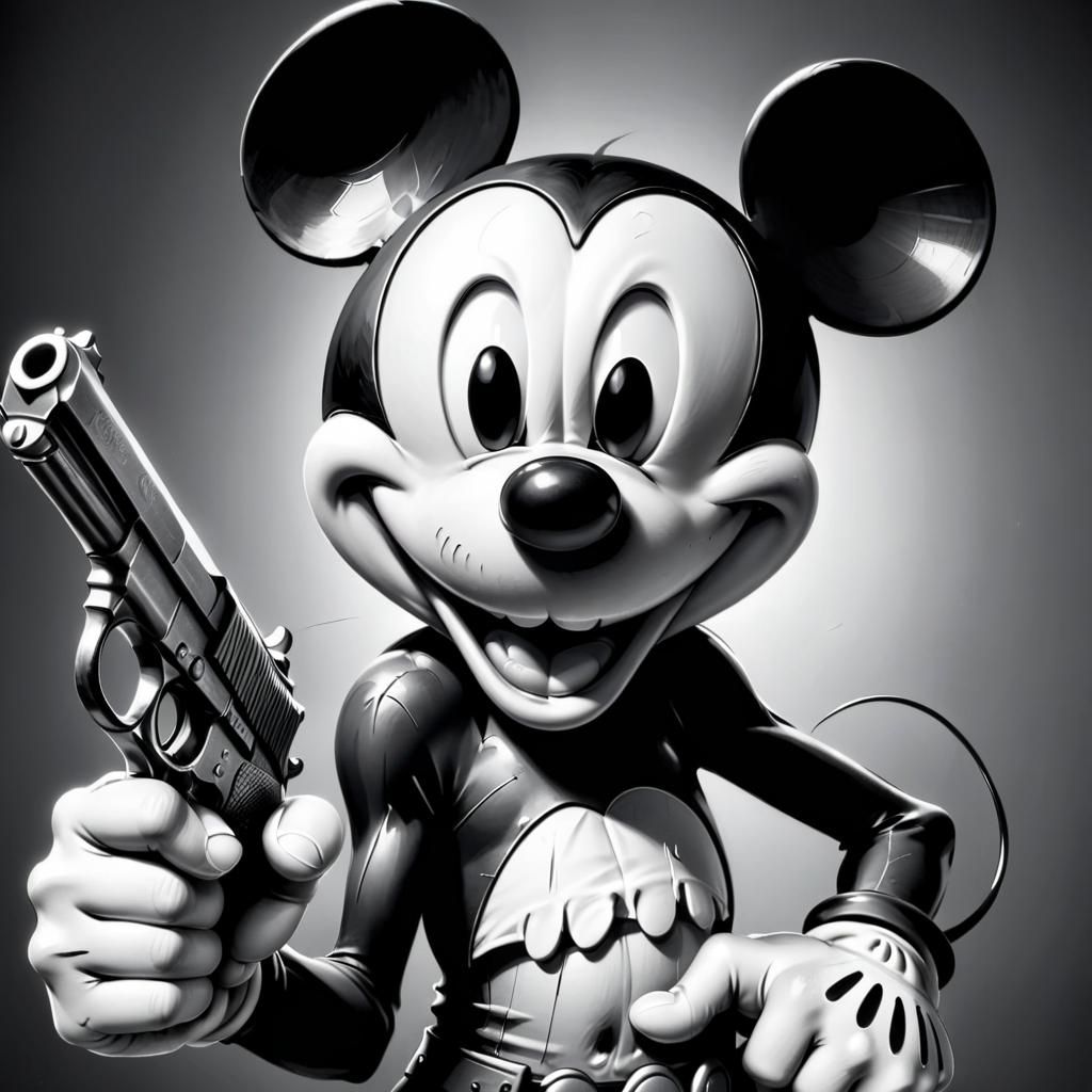 Mickey Gone Bad !! - AI Generated Artwork - NightCafe Creator