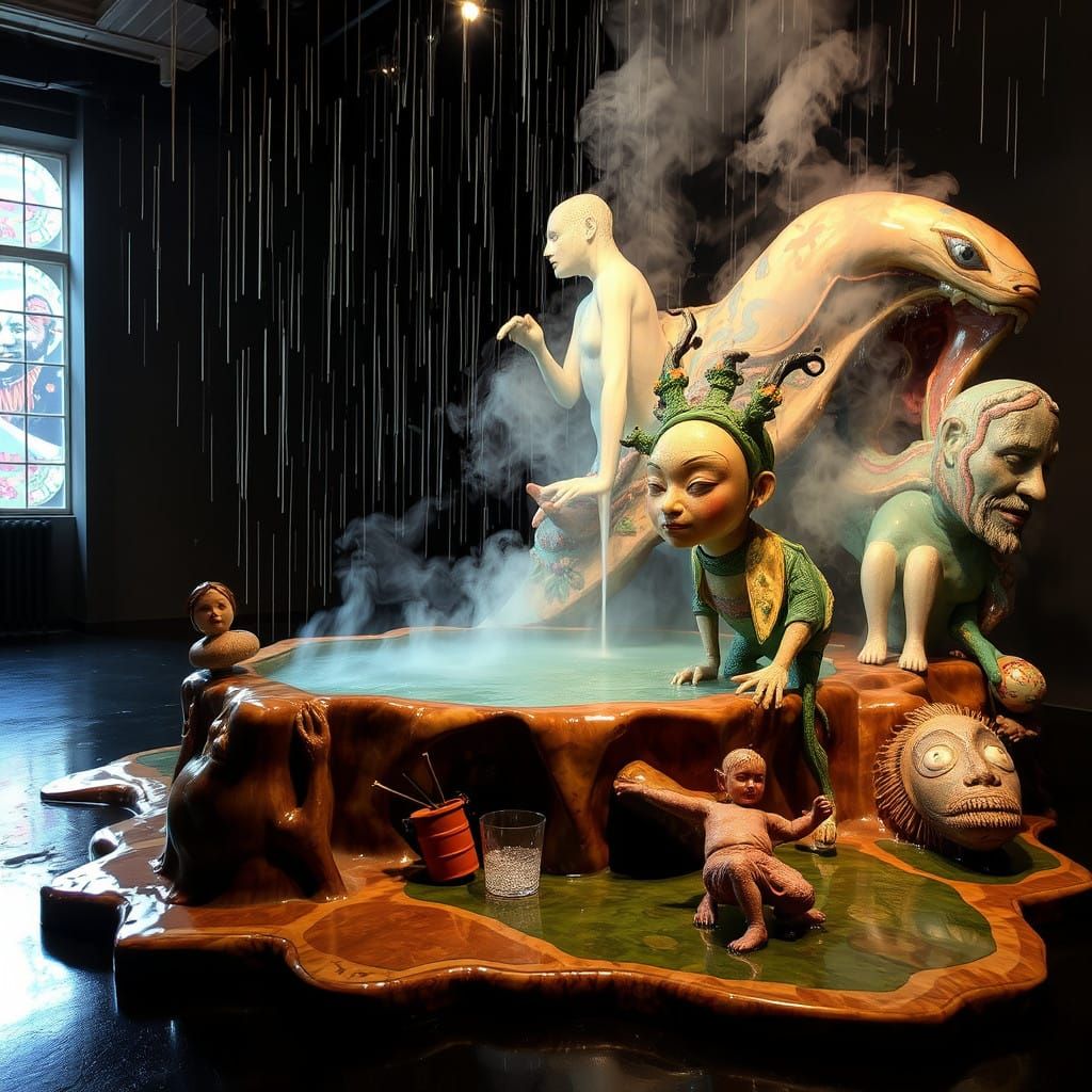 Human on Hallucinogens x Jazz Noir - Surreal Hot Springs in ...