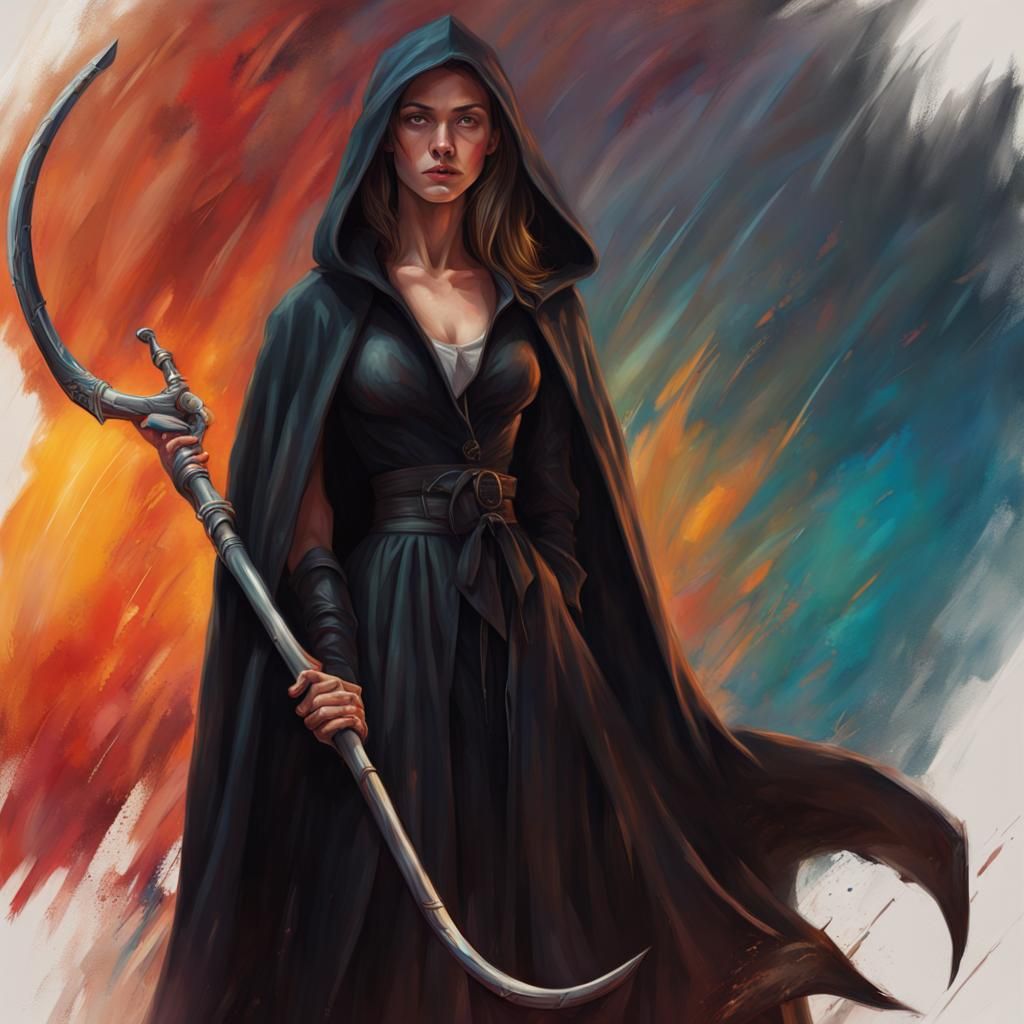 When the scythes fall - AI Generated Artwork - NightCafe Creator