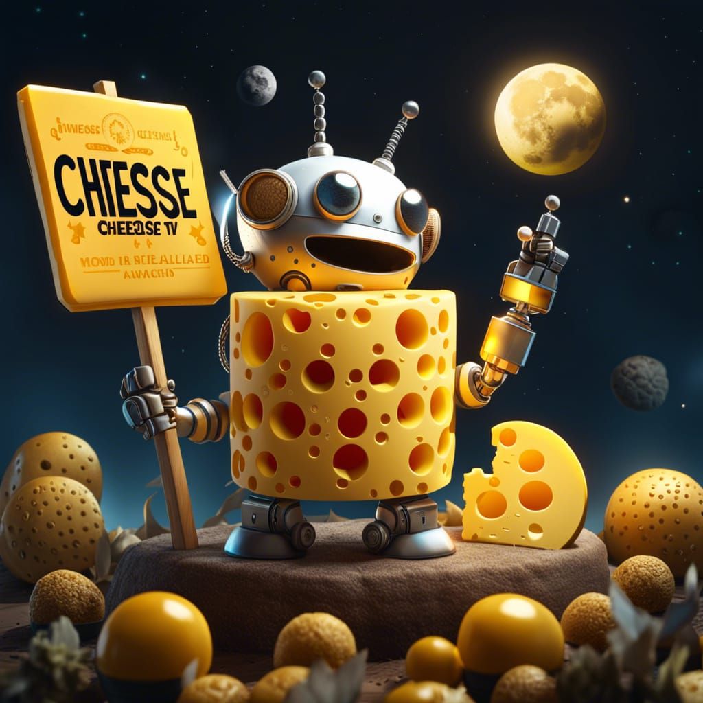 Cheesy TV - AI Generated Artwork - NightCafe Creator