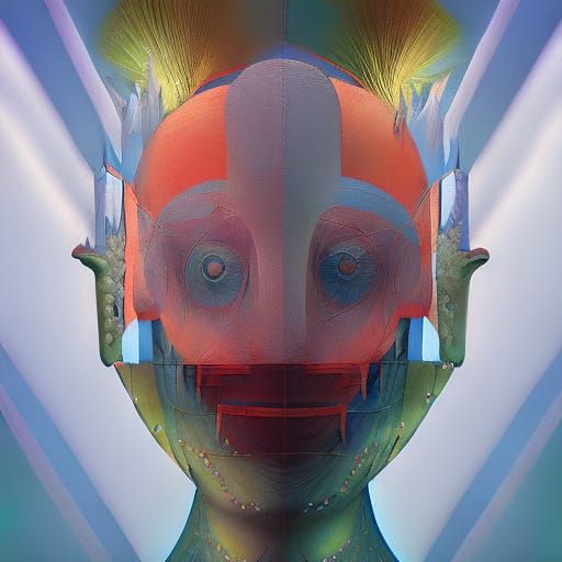 double exposure, superimposition of head and tree perfectly blended ...