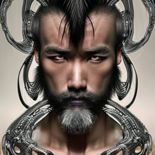 Hair & chrome journey - multiverse portrait series - AI Generated ...