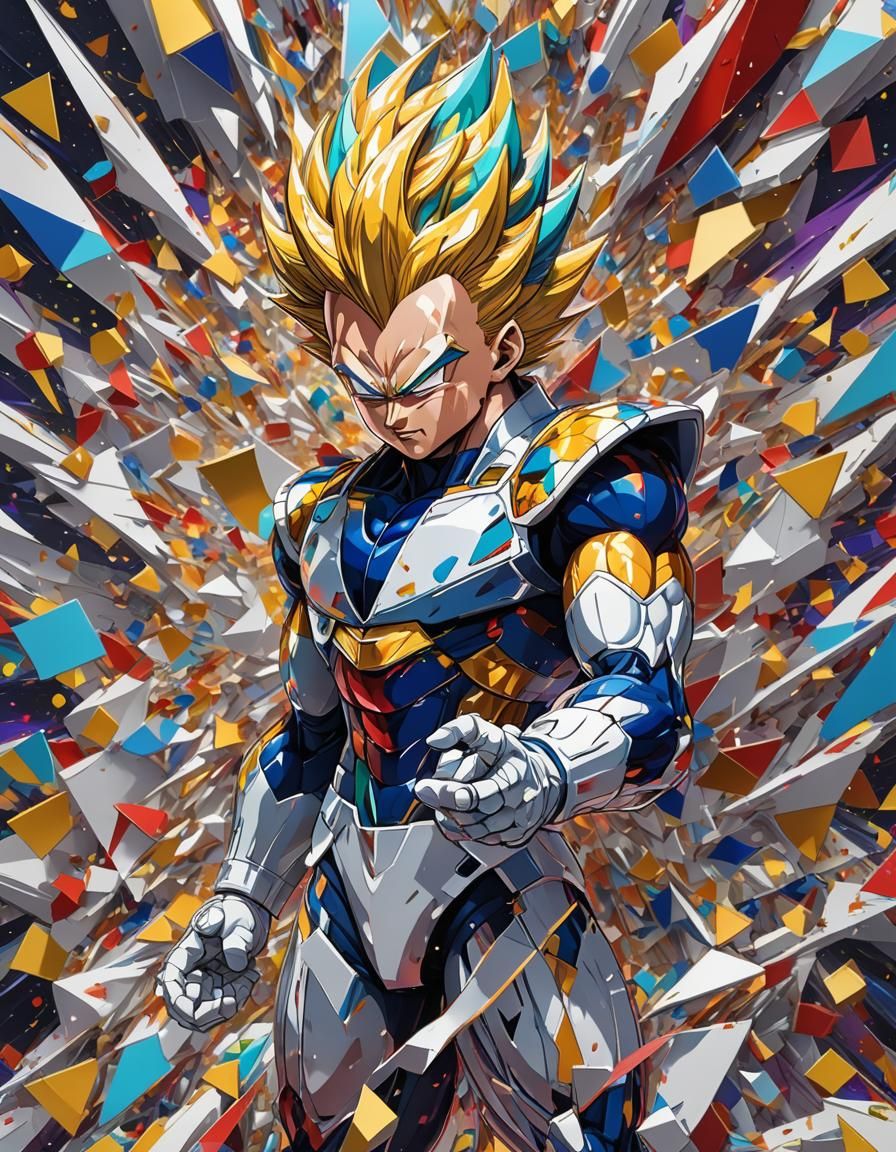Multi-Form Vegeta - AI Generated Artwork - NightCafe Creator