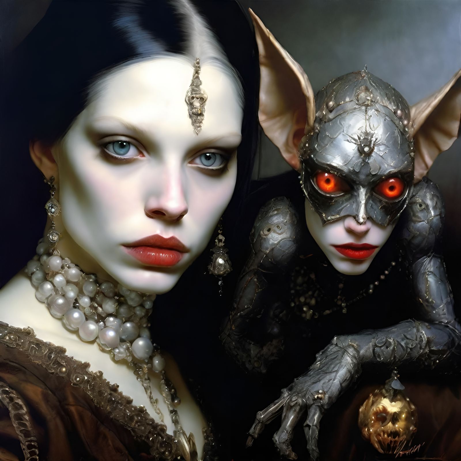 Noémie and Her Fiend Friday, Haydée, - AI Generated Artwork - NightCafe ...