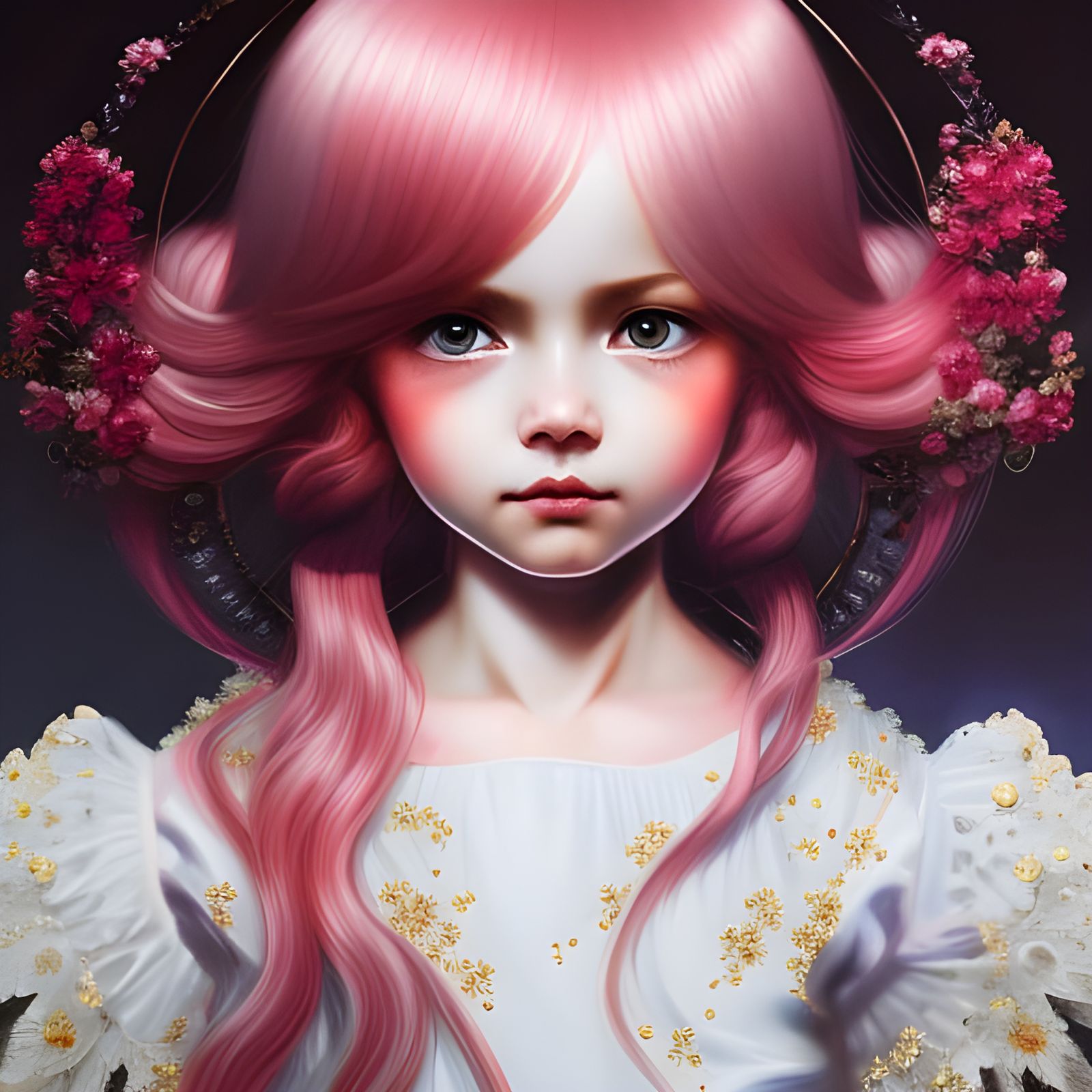 little bubbly princess - AI Generated Artwork - NightCafe Creator