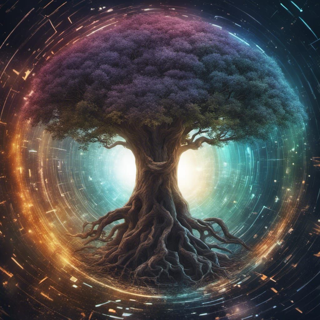 Big beautiful full tree - AI Generated Artwork - NightCafe Creator