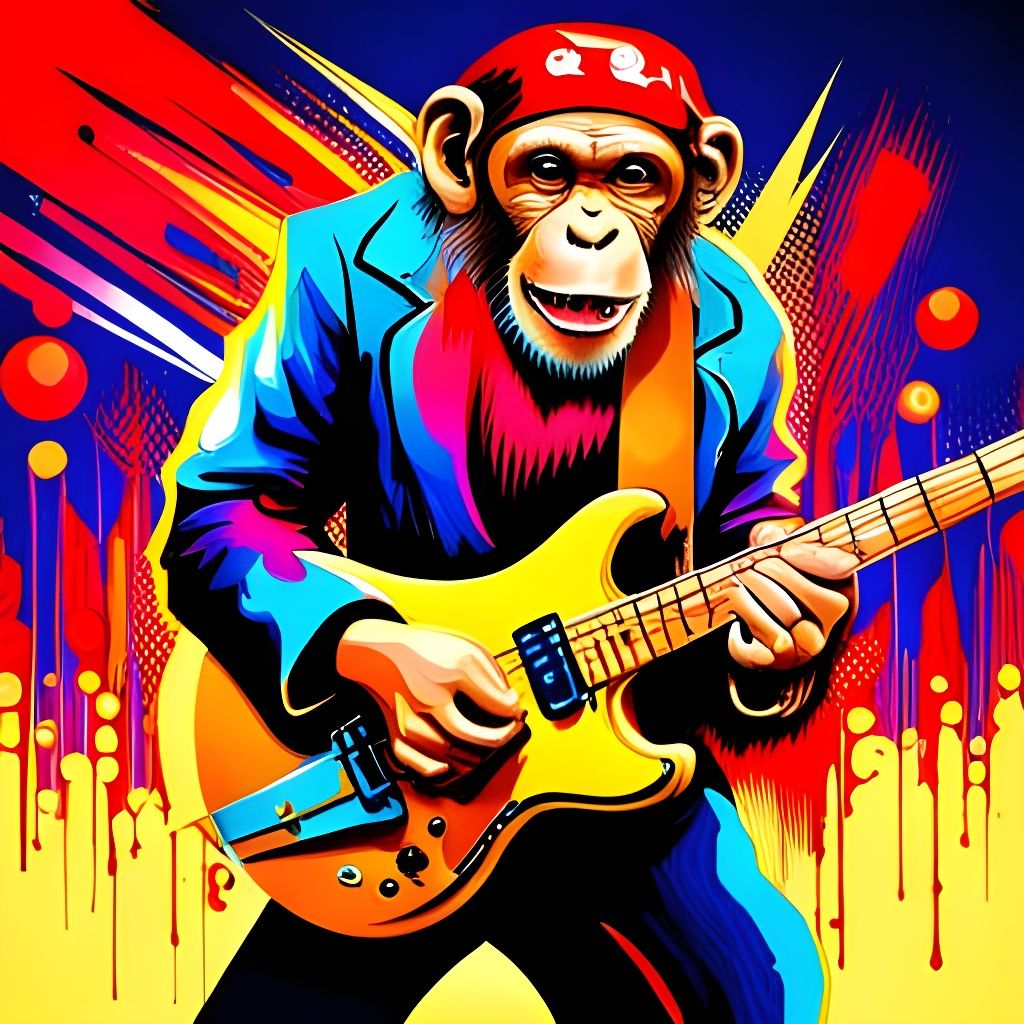 rocking chimpanzee - AI Generated Artwork - NightCafe Creator
