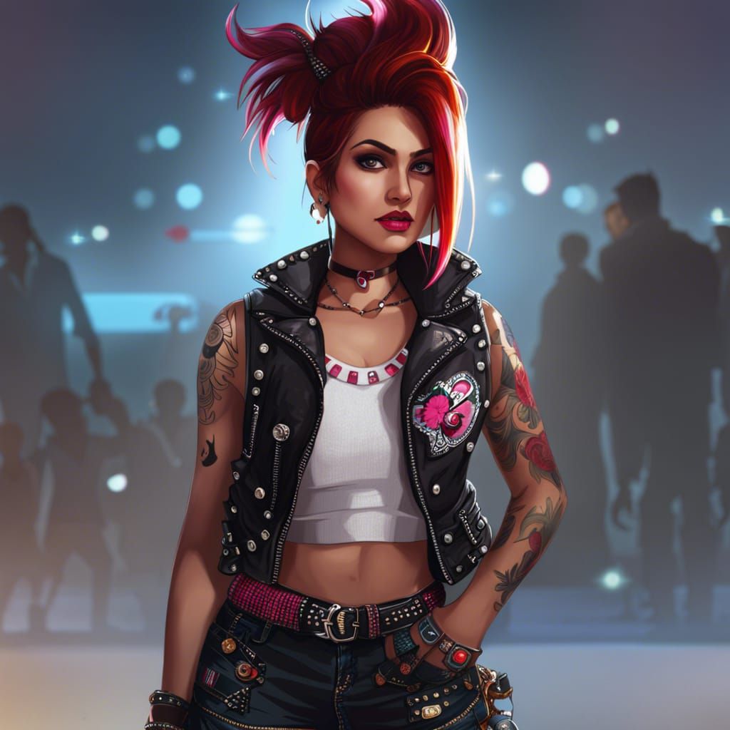 Indian Punk Culture - AI Generated Artwork - NightCafe Creator
