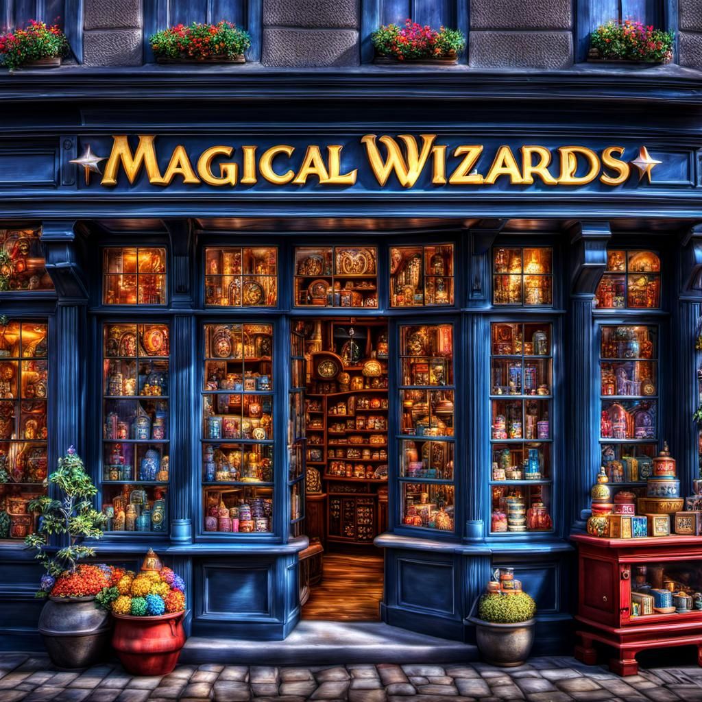 Magical Wizards Toy Shop - AI Generated Artwork - NightCafe Creator