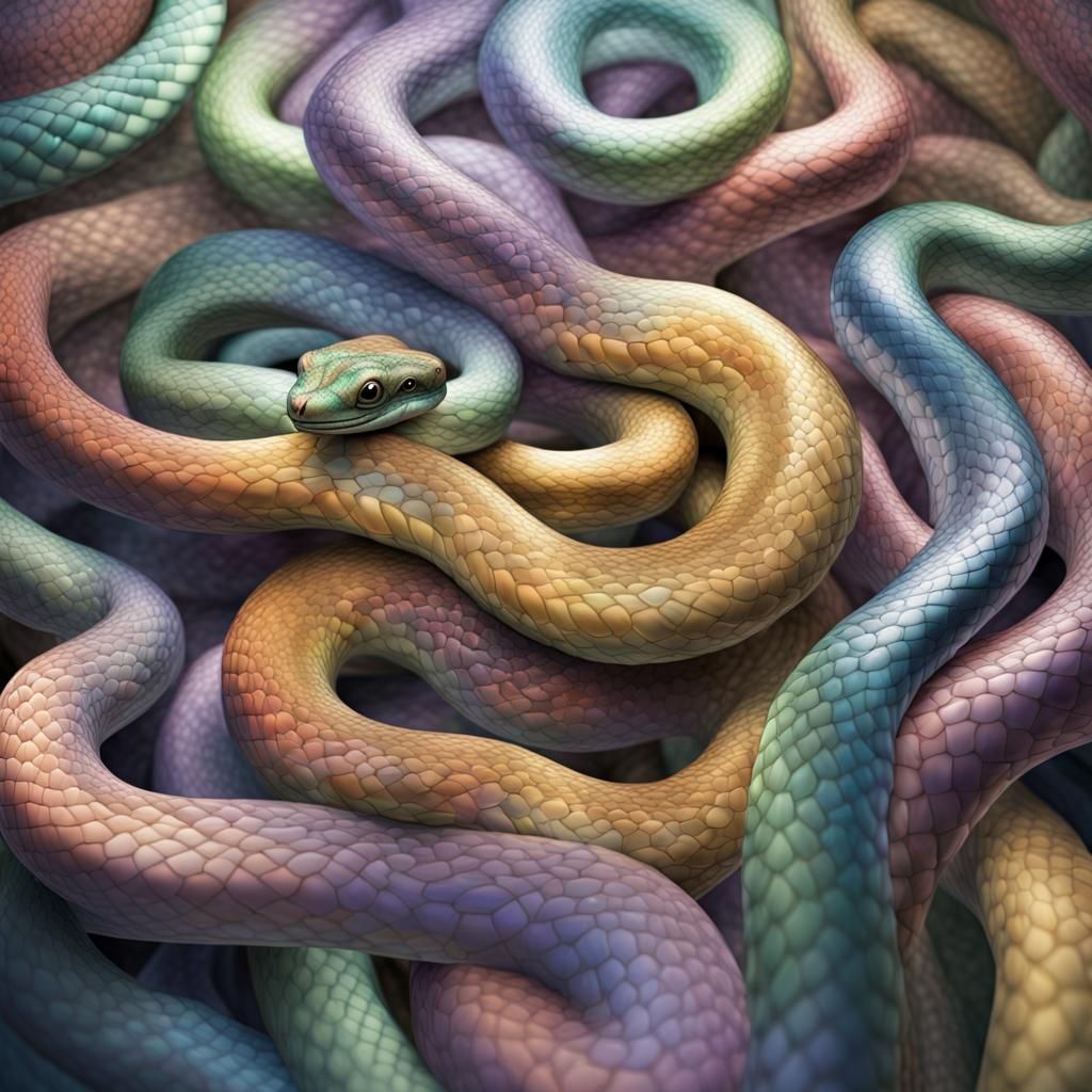 The mutant snakes of the Capitol #2 - AI Generated Artwork - NightCafe ...