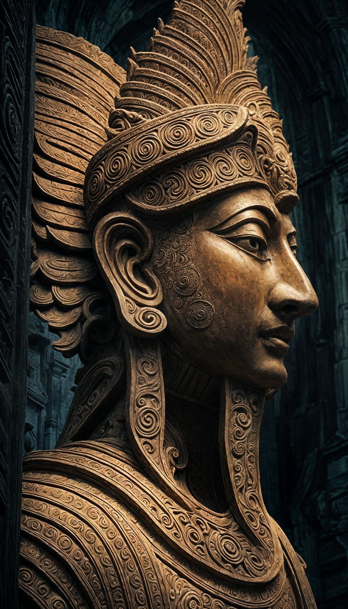 the Ancients smile. - Ancient Temple Carving Unveils a Timel...