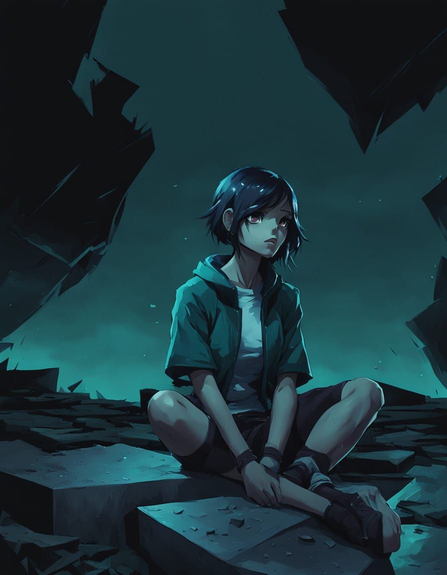 Darkness Of The Sad Mutant Blue Punk Alone