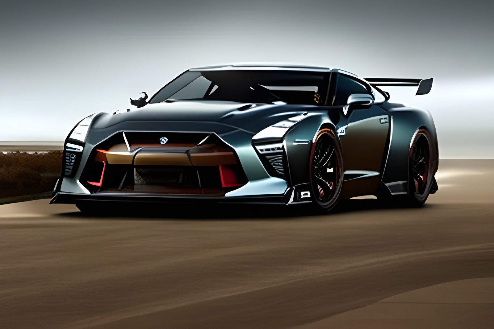 Nissan GT-R - AI Generated Artwork - NightCafe Creator
