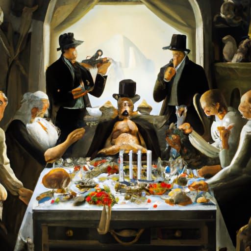 Funeral party - AI Generated Artwork - NightCafe Creator