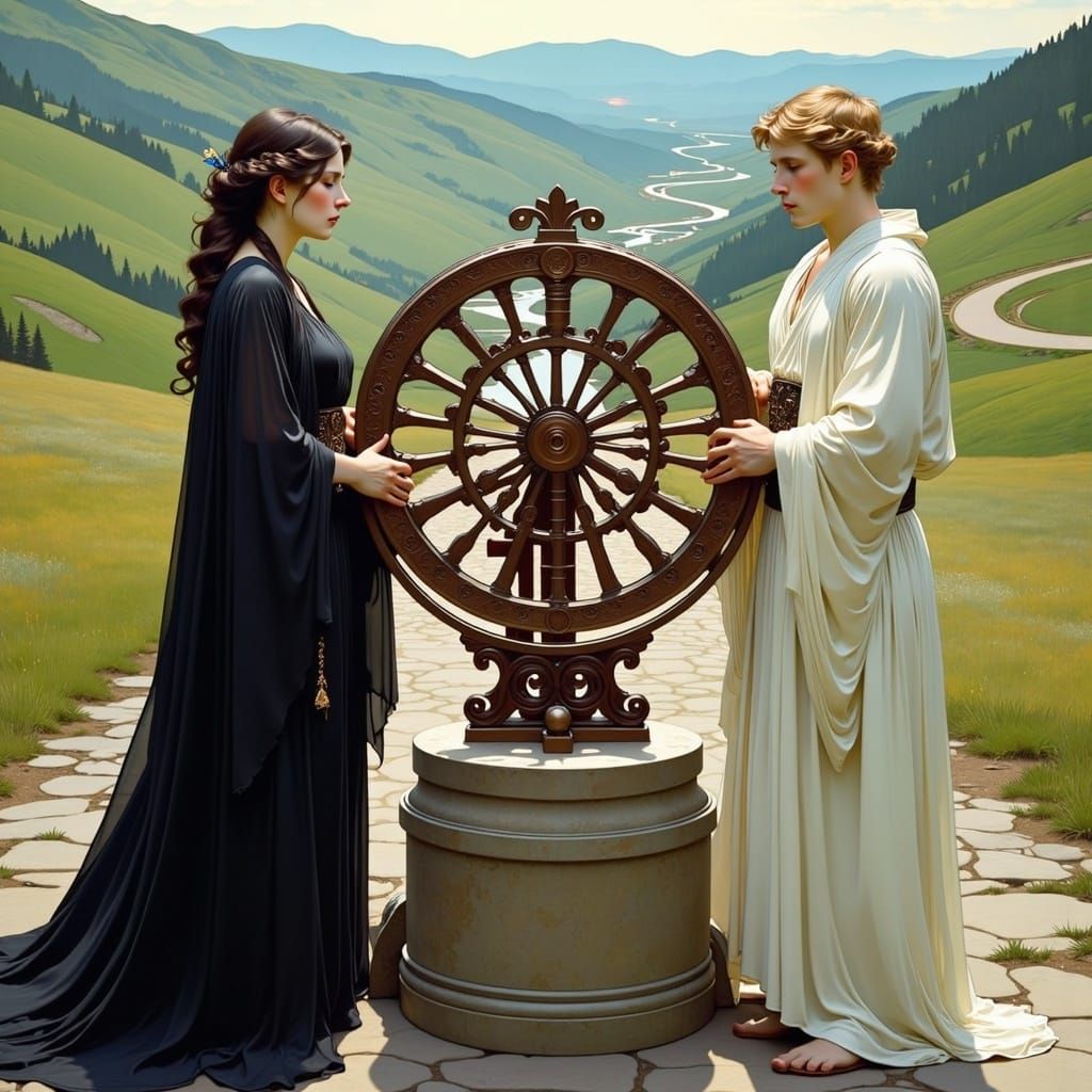 The Dual Tarot X: "The Wheel of Fate" IV