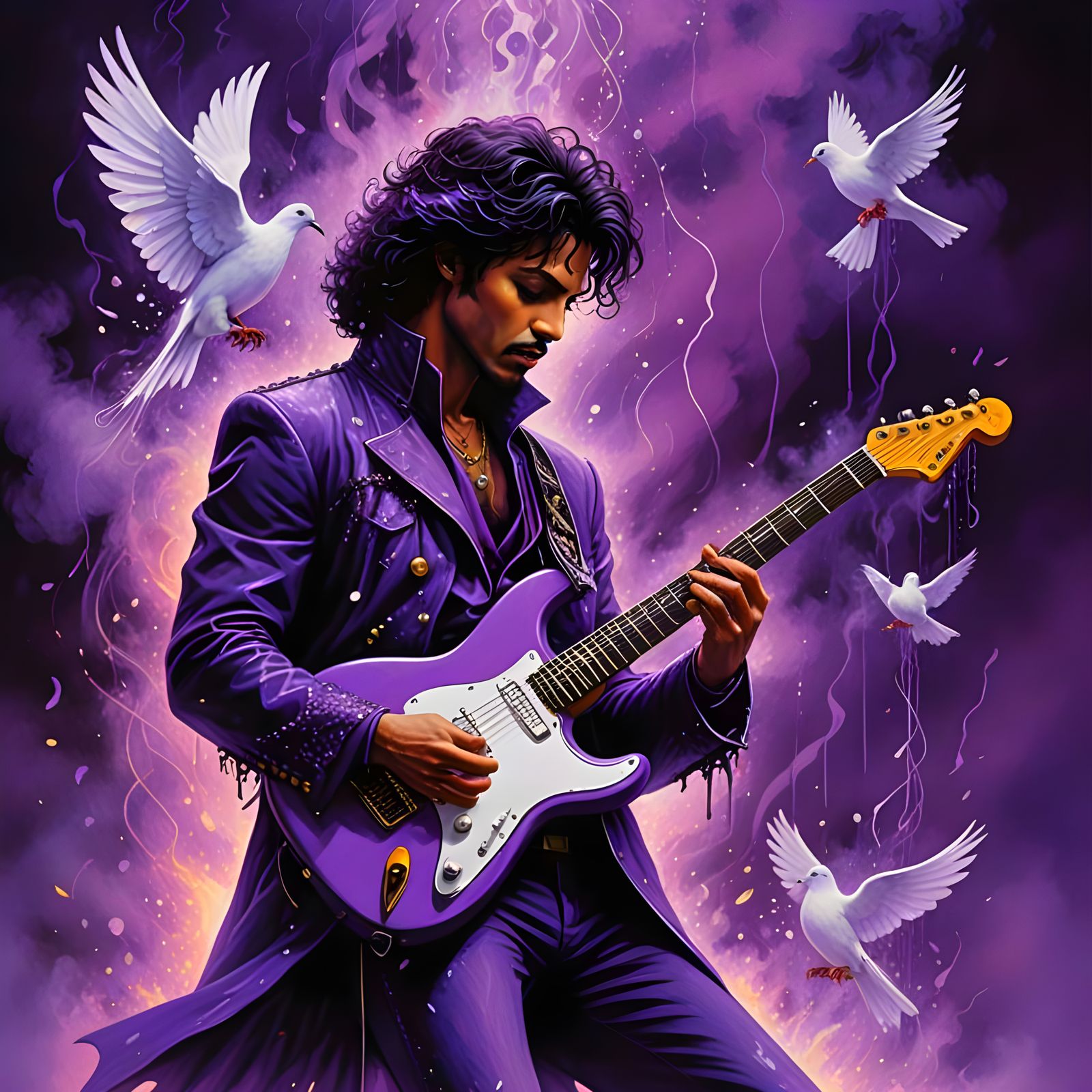 When Doves Cry - Prince's Emotional Guitar Solo in a Dreamli...
