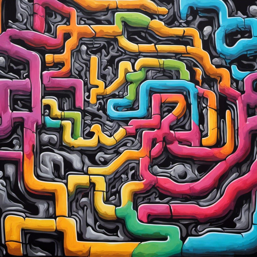 Maze of Deception 3 - AI Generated Artwork - NightCafe Creator