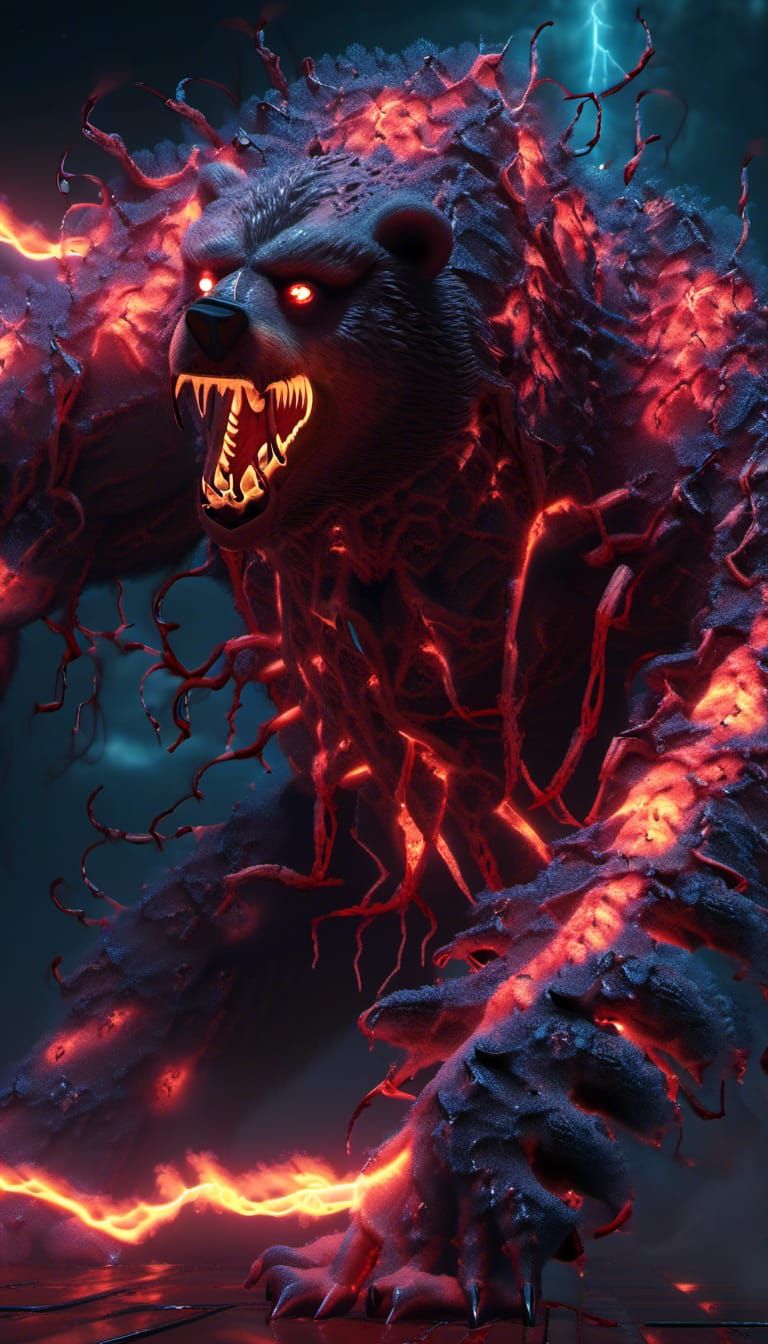 fuzzy ominous towering obese ratling visceral volatile horror hybrid ...