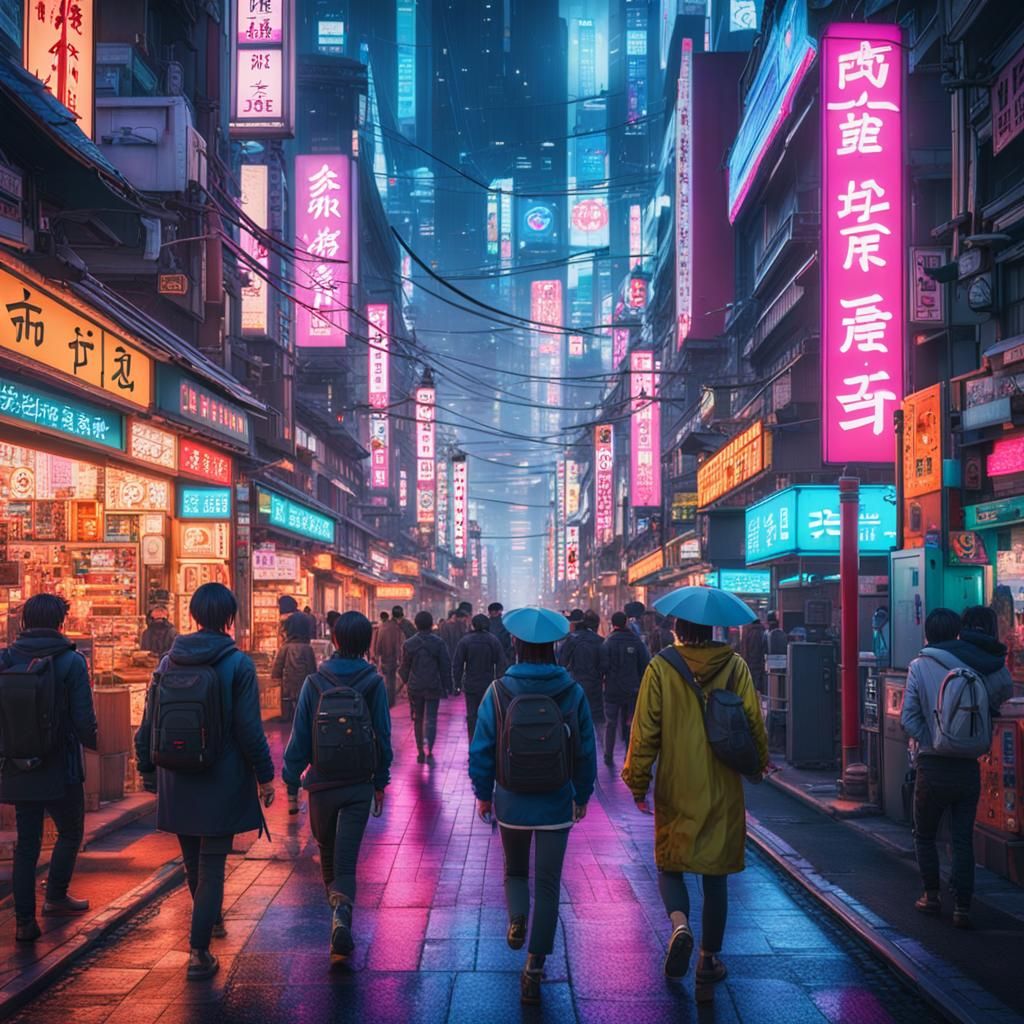 Future japan - AI Generated Artwork - NightCafe Creator