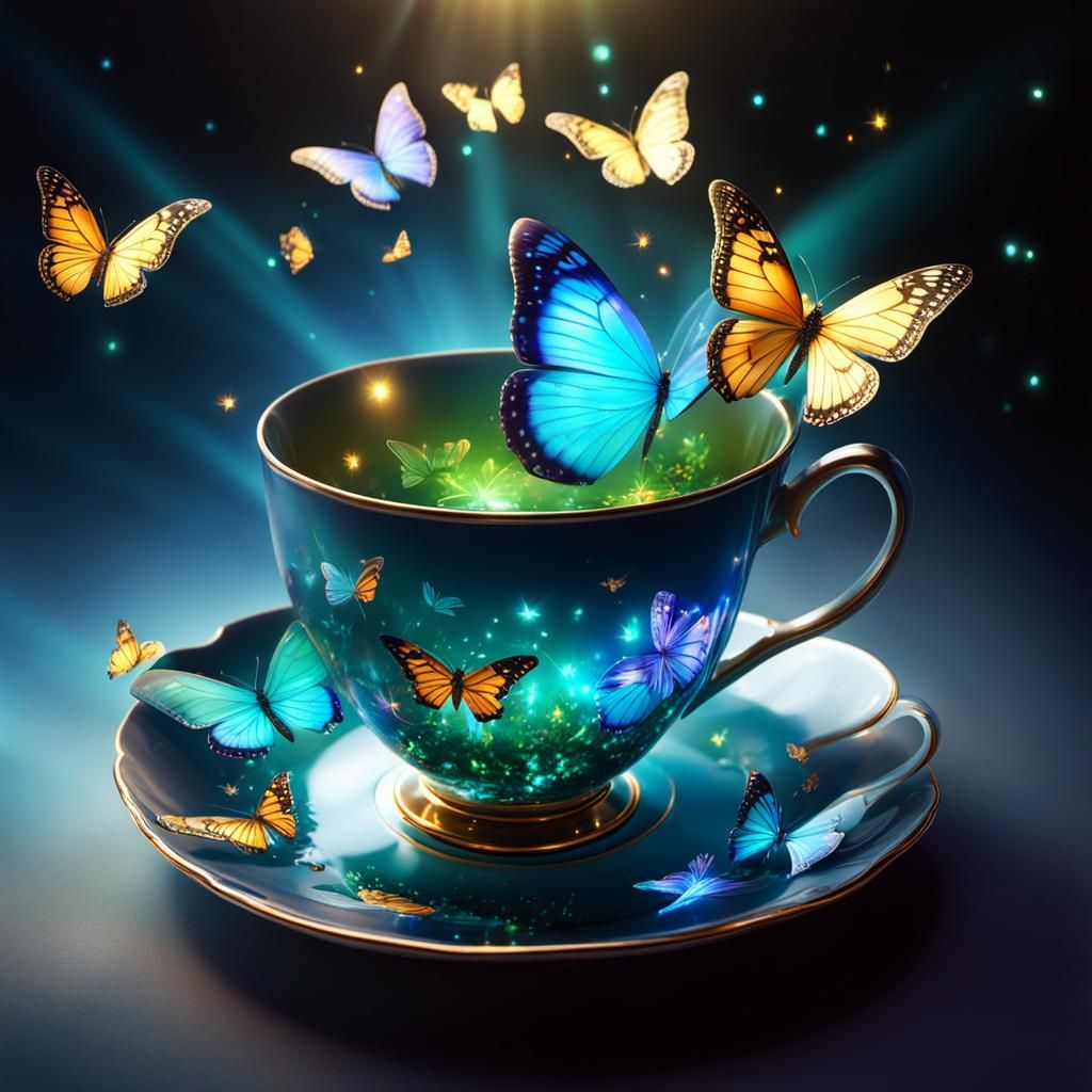 Magical cup - AI Generated Artwork - NightCafe Creator