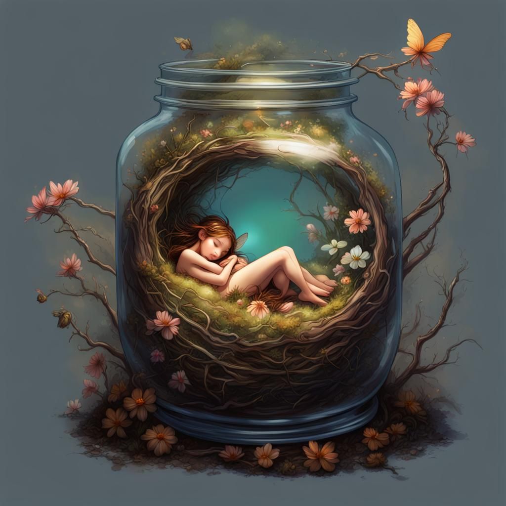 Fairy Nest - AI Generated Artwork - NightCafe Creator