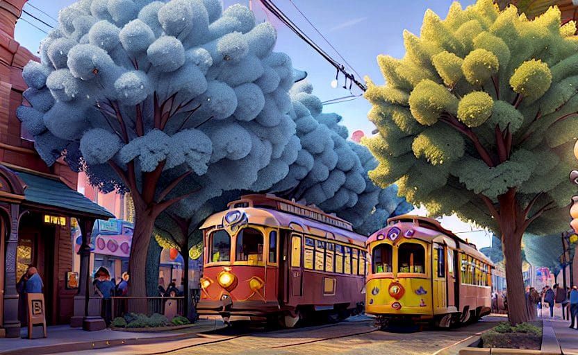 Fun City - AI Generated Artwork - NightCafe Creator