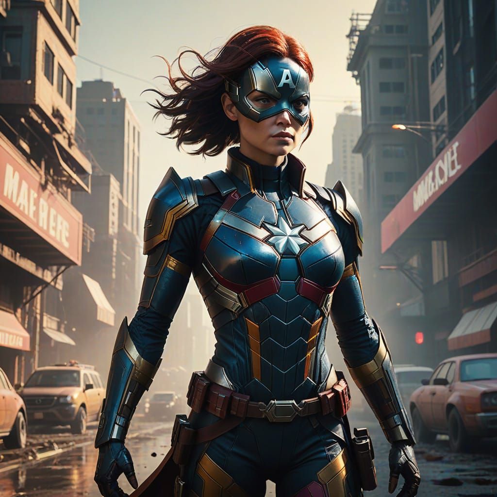 Superheroine - Marvel Superheroines in Epic Cinematic Art