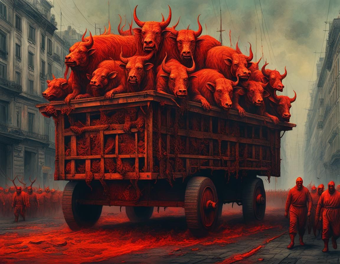 Meat Wagon - AI Generated Artwork - NightCafe Creator