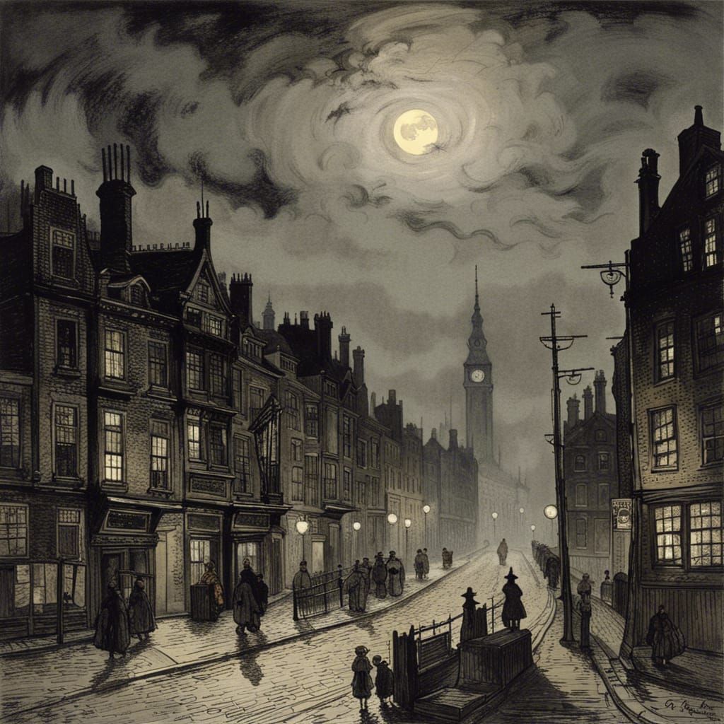 Whitechapel London 1888 - AI Generated Artwork - NightCafe Creator