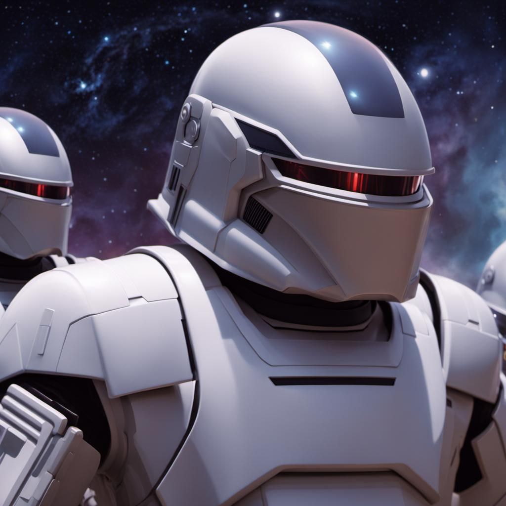 Space troopers from a space opera - AI Generated Artwork - NightCafe Creator