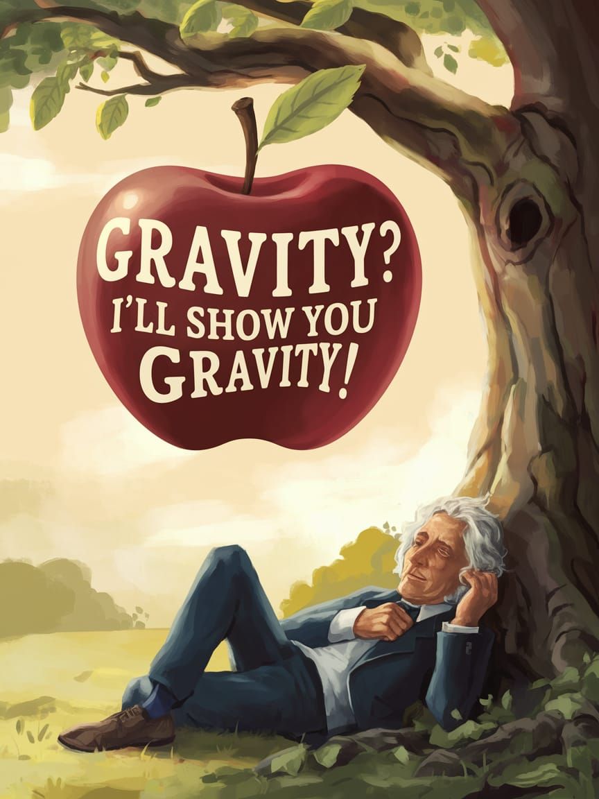 Gravity? I'll show you gravity! - Whimsical Apple Defies Gra...