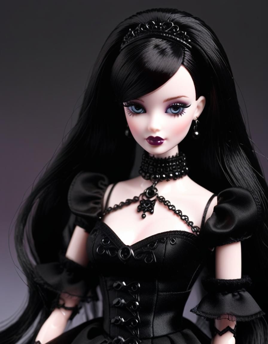 Goth Barbie - AI Generated Artwork - NightCafe Creator