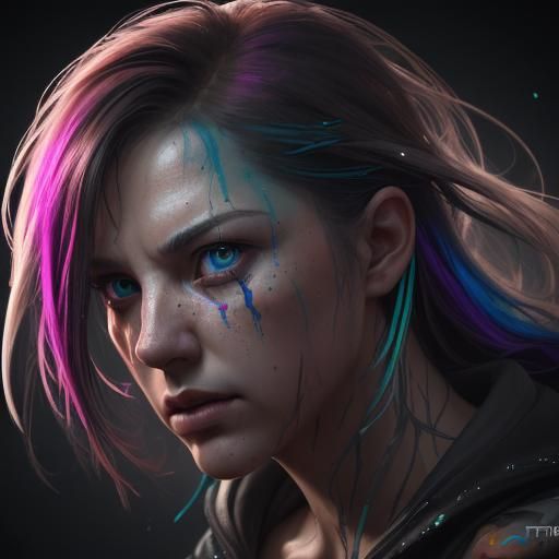 Almost an emo phase - AI Generated Artwork - NightCafe Creator