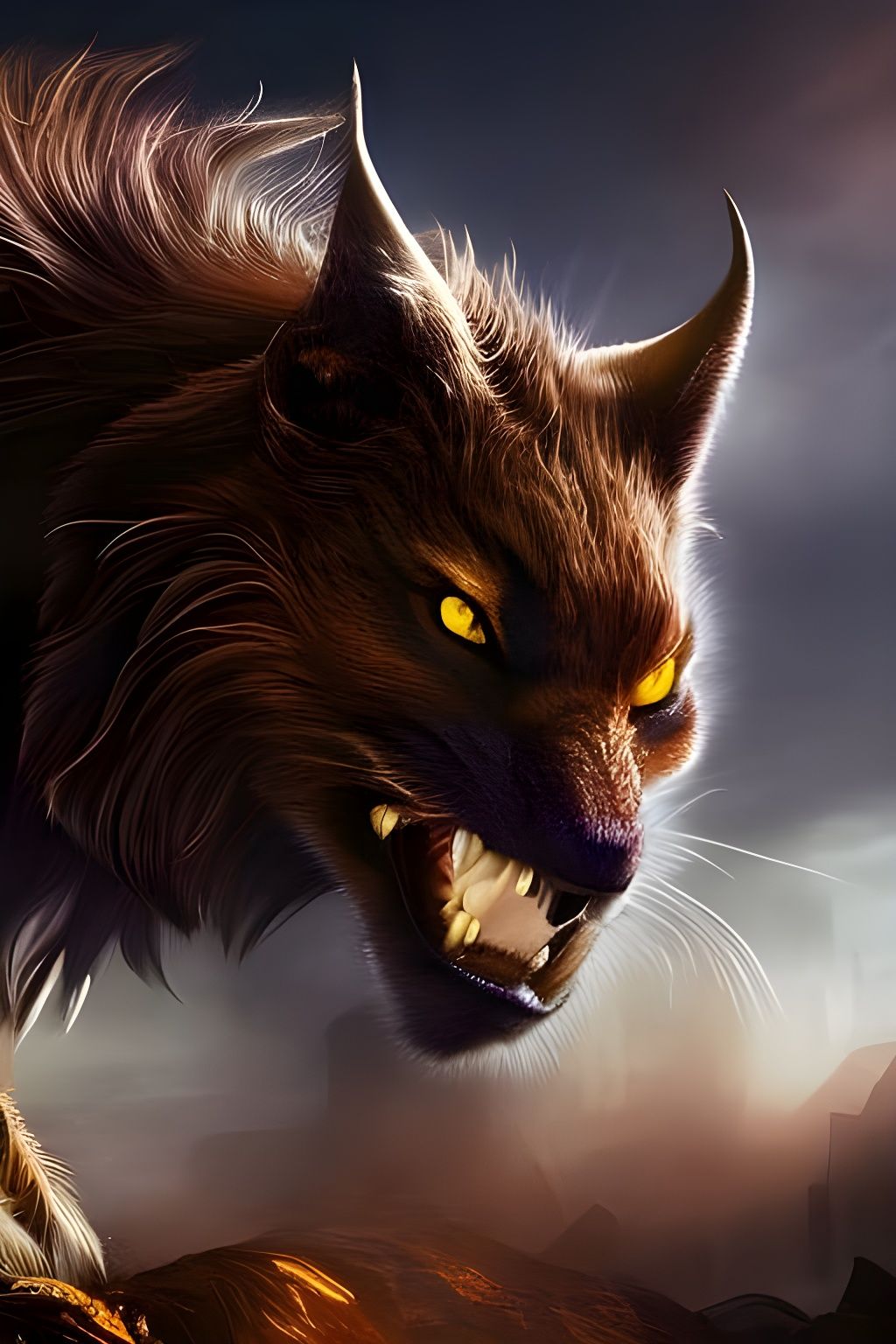 Werewolf - AI Generated Artwork - NightCafe Creator