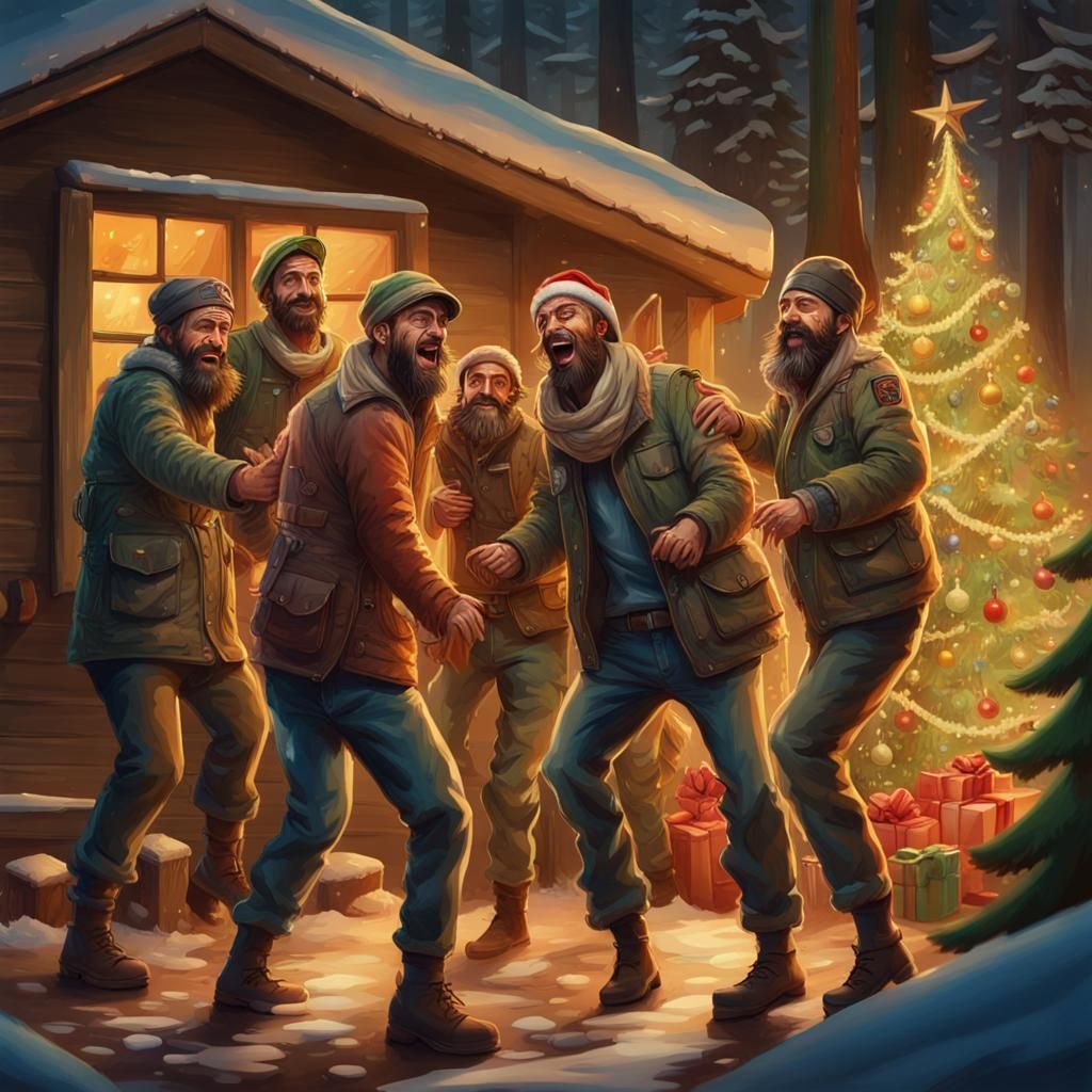 Smugglers' Christmas - AI Generated Artwork - NightCafe Creator
