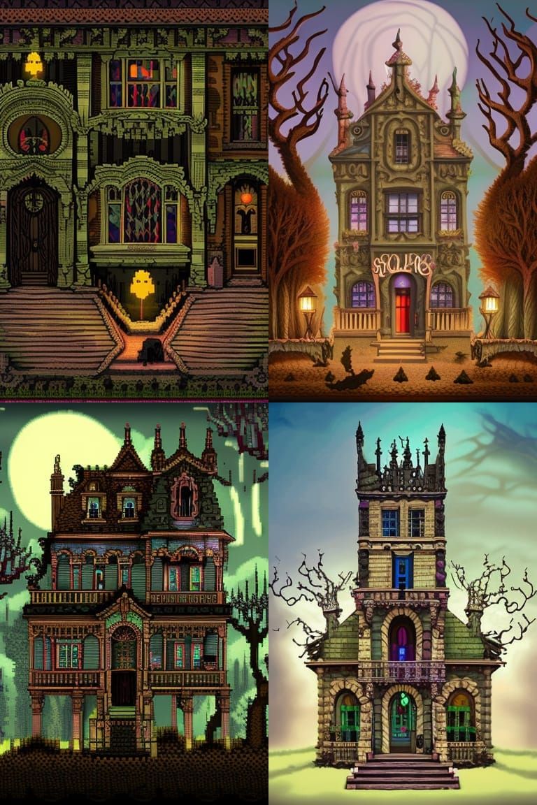 Stolas Helluva Boss Gothic Art Piece in Tim Burton... - AI Art