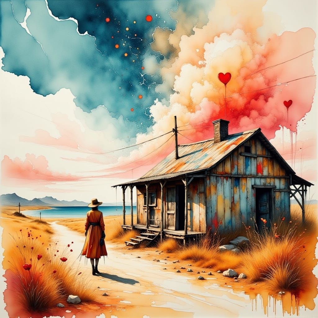 The Love Shack - Ethereal Love Shack Beckons in the Distance