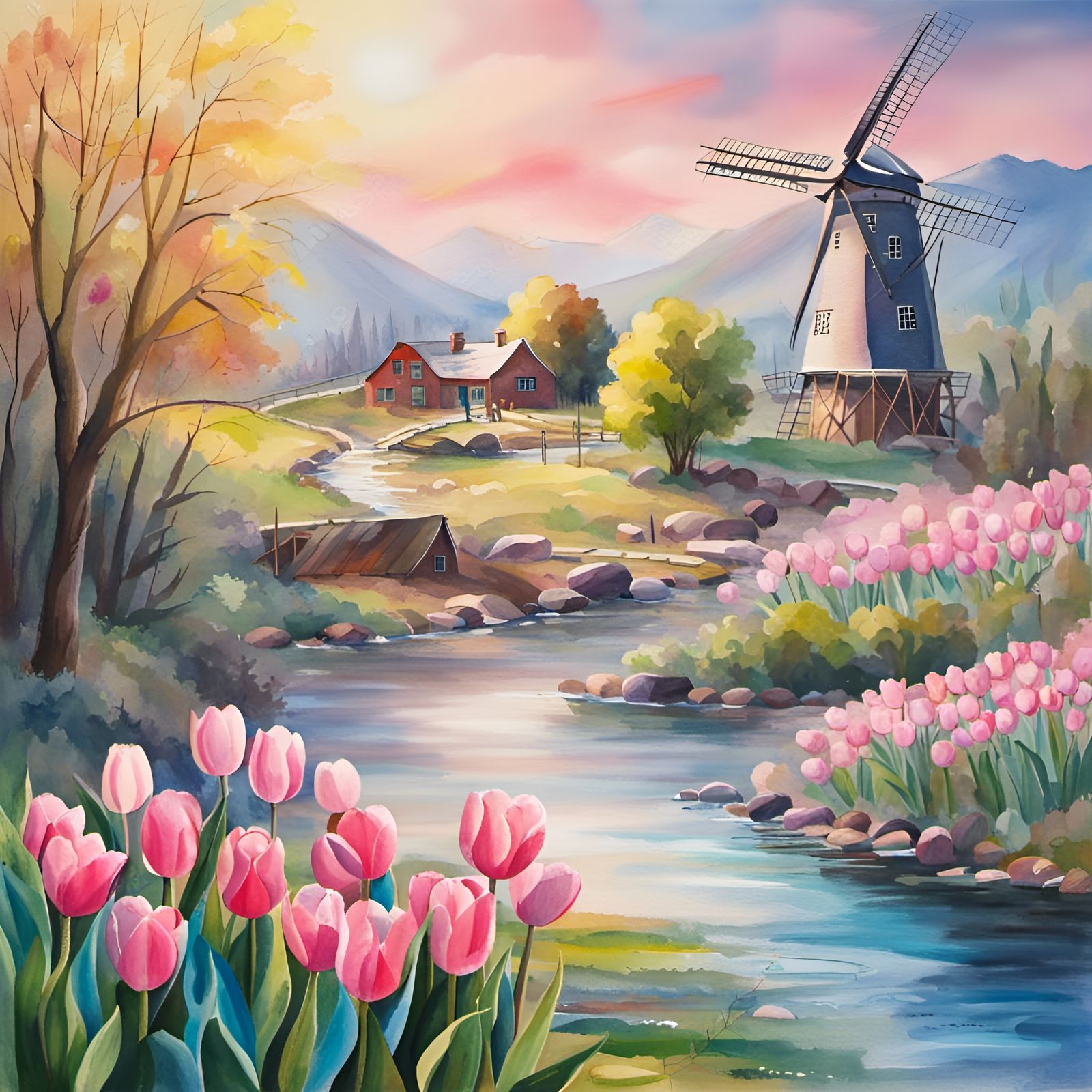 landscape - AI Generated Artwork - NightCafe Creator