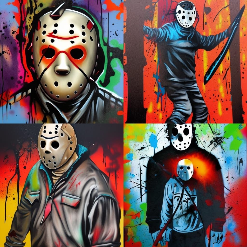 Jason voorhees killing michael myers - AI Generated Artwork - NightCafe ...
