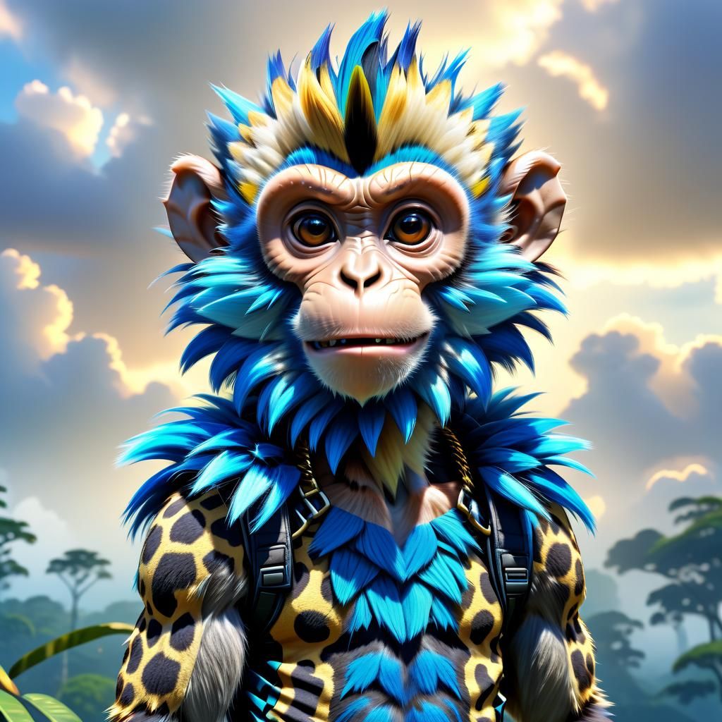 Punkey - AI Generated Artwork - NightCafe Creator