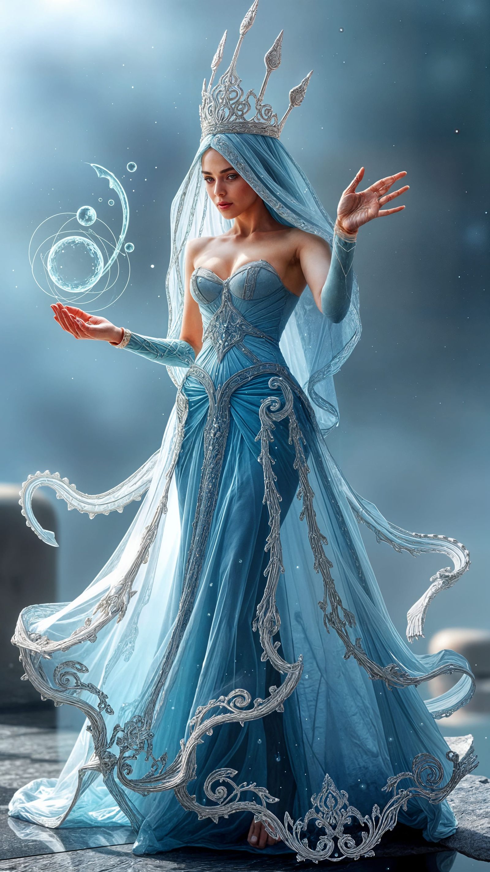 Nerisa's magic reflected the essence of Neptune’s mysterious seas